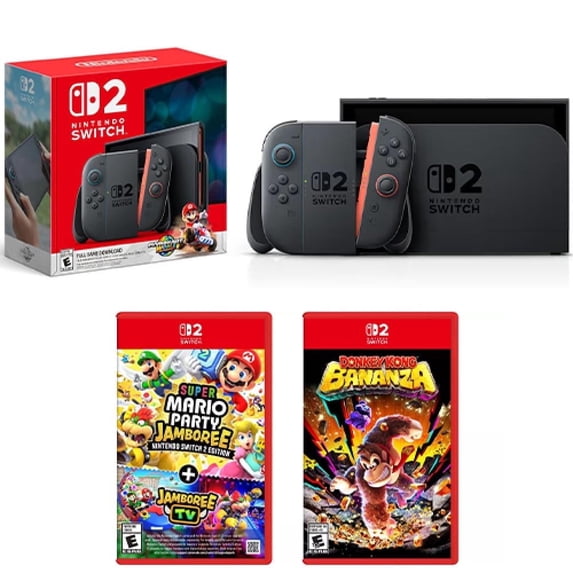 Nintendo Switch 2 Mario Kart World Bundle + Super Mario Party Jamboree ...