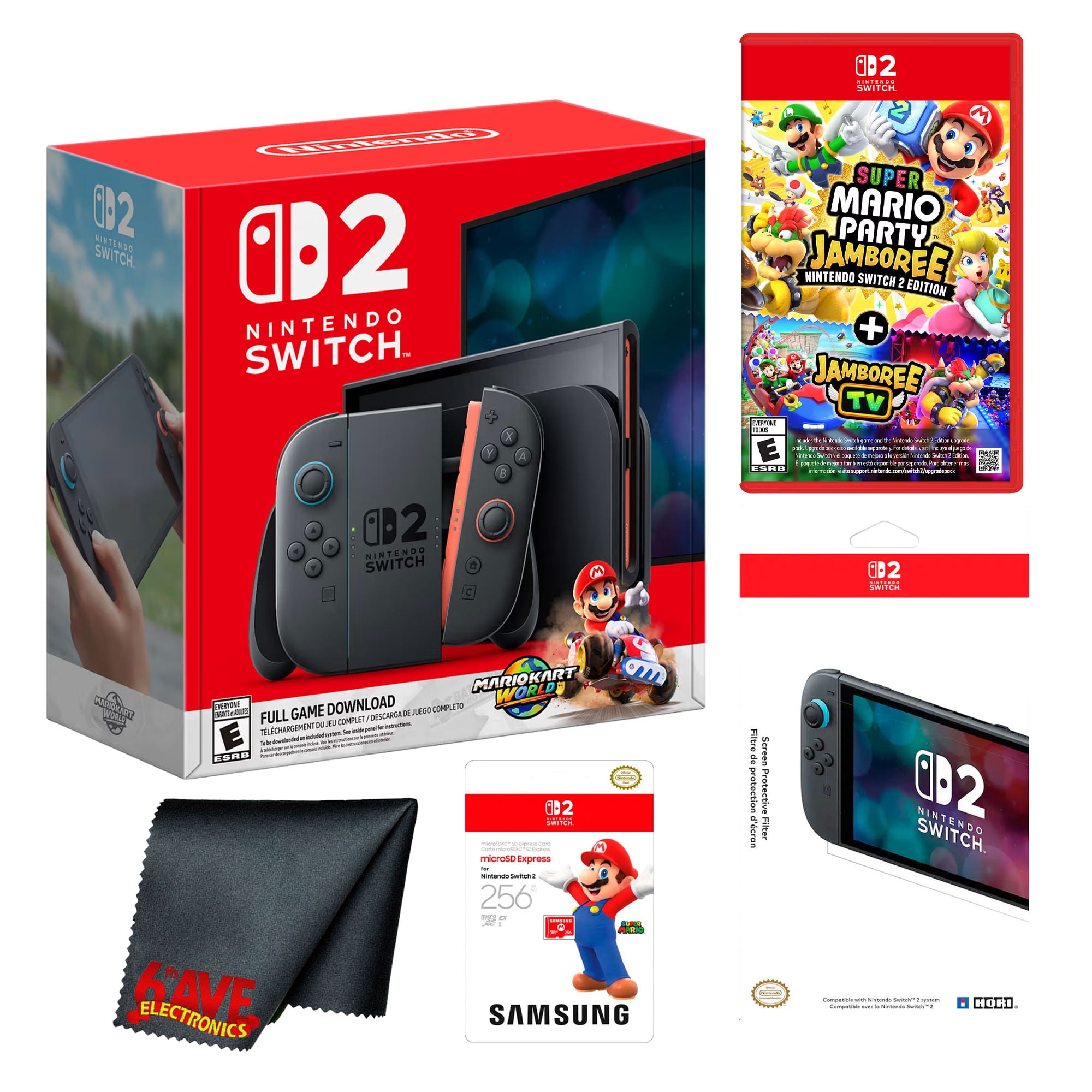 Nintendo Switch 2 Mario Kart World Bundle with Super Mario Party ...