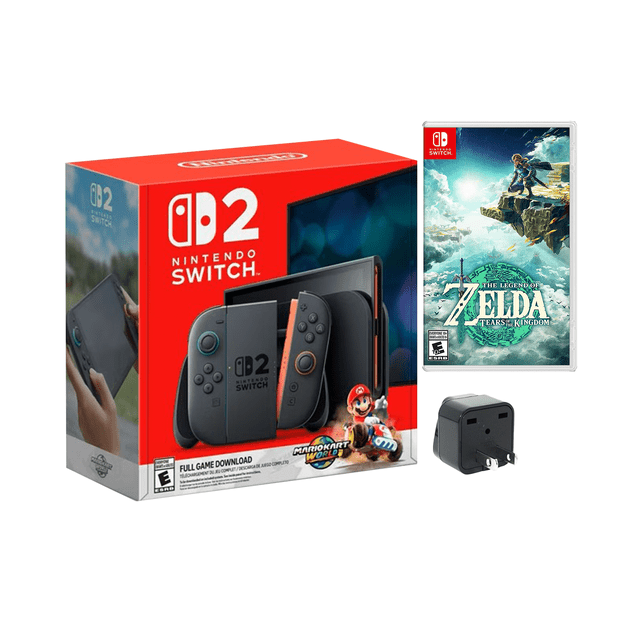Nintendo Switch 2 + Mario Kart World + The Legend of Zelda: Tears of ...