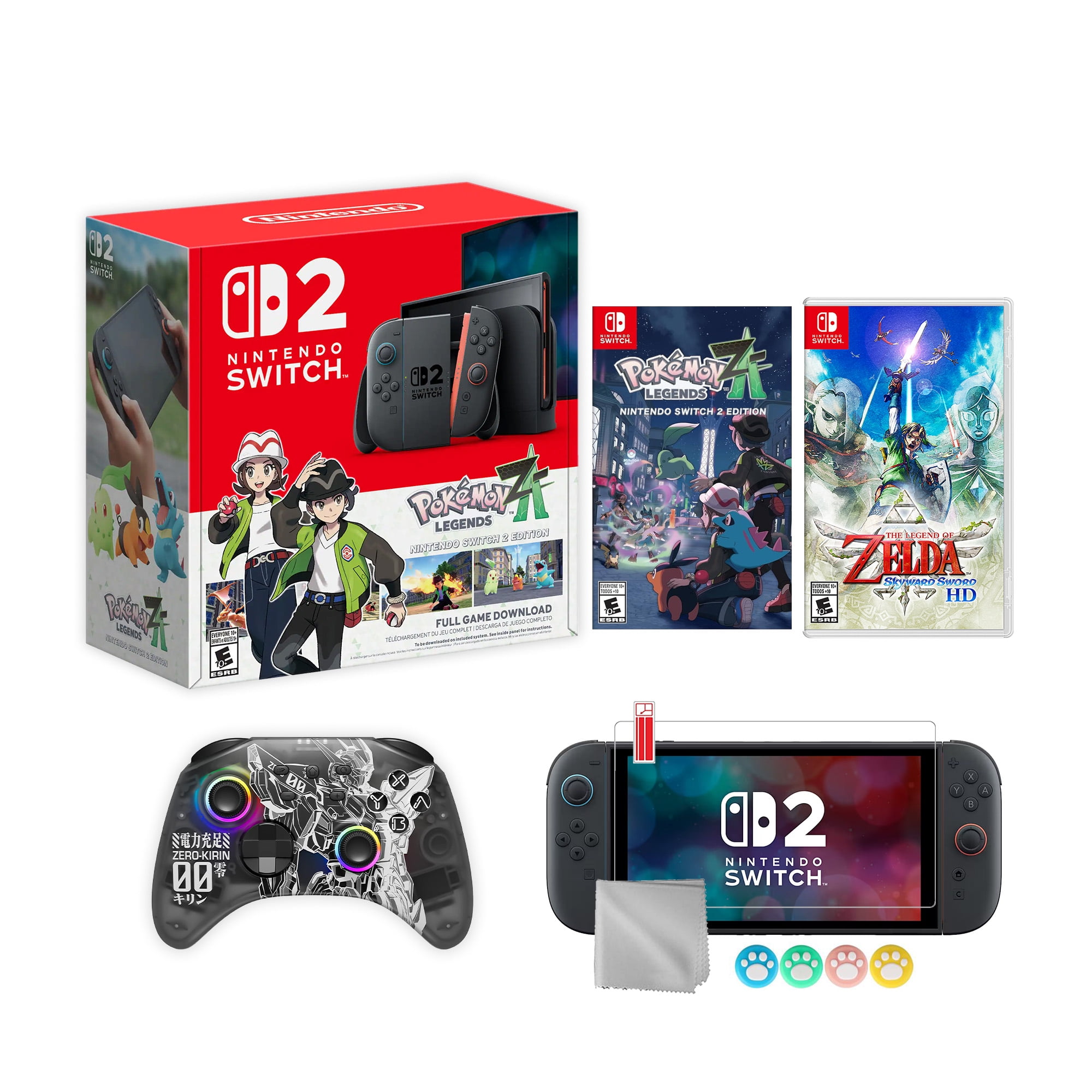 Nintendo Switch 2 Pokemon Legends: Z-A Bundle 256GB 7.9-Inch 1080P ...
