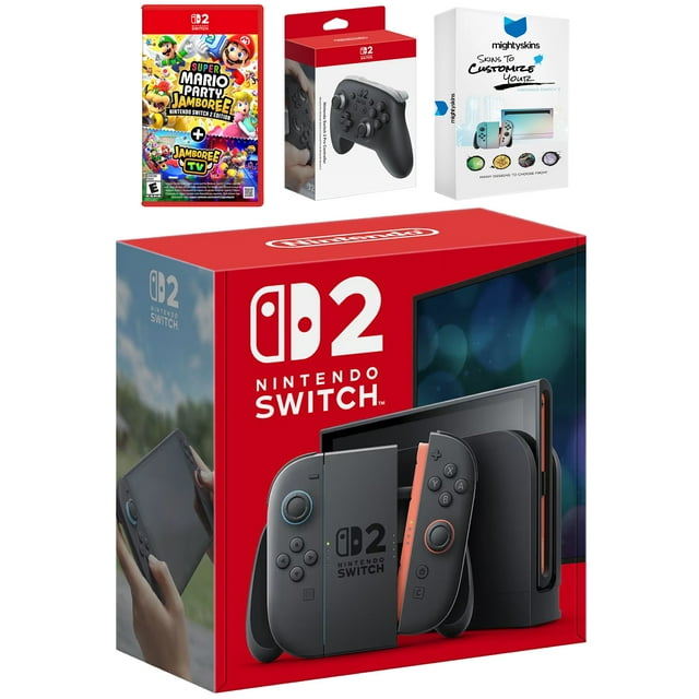 Nintendo Switch 2 Video Game Console with Super Mario Party Jamboree ...