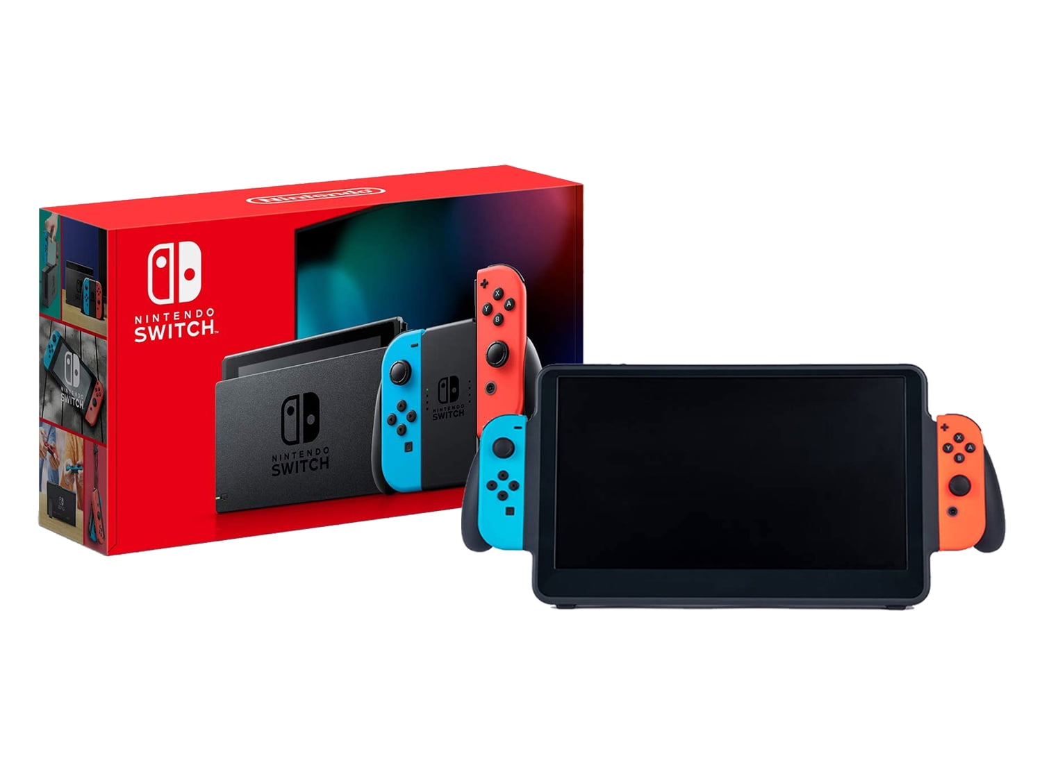 Nintendo Switch 32GB Neon Red/Blue Joy-Con with UpSwitch ORION 11.6 ...