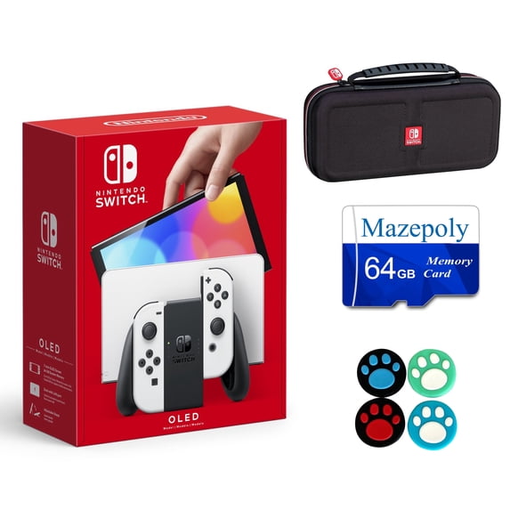 Nintendo Switch 64GB OLED Model Bundle, Nintendo Switch Console with ...