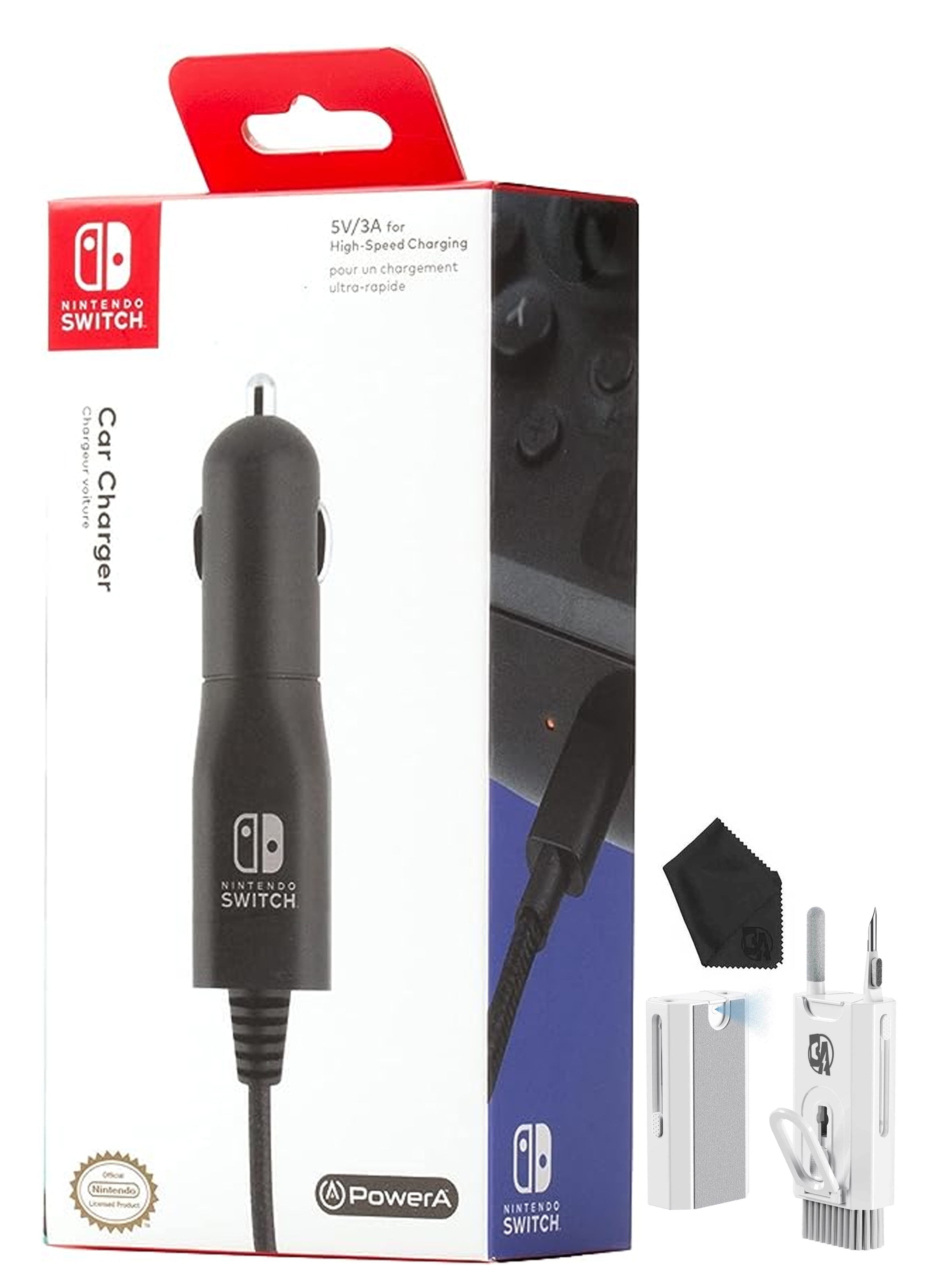Nintendo Switch Car Charger with USB, Fast Charging, Portable for ...