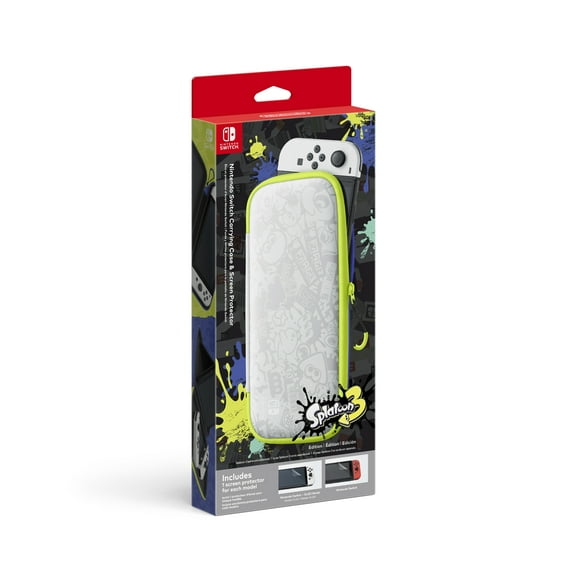 Nintendo Switch OLED Game Accessories: Splatoon 3 Edition Carrying Case ...