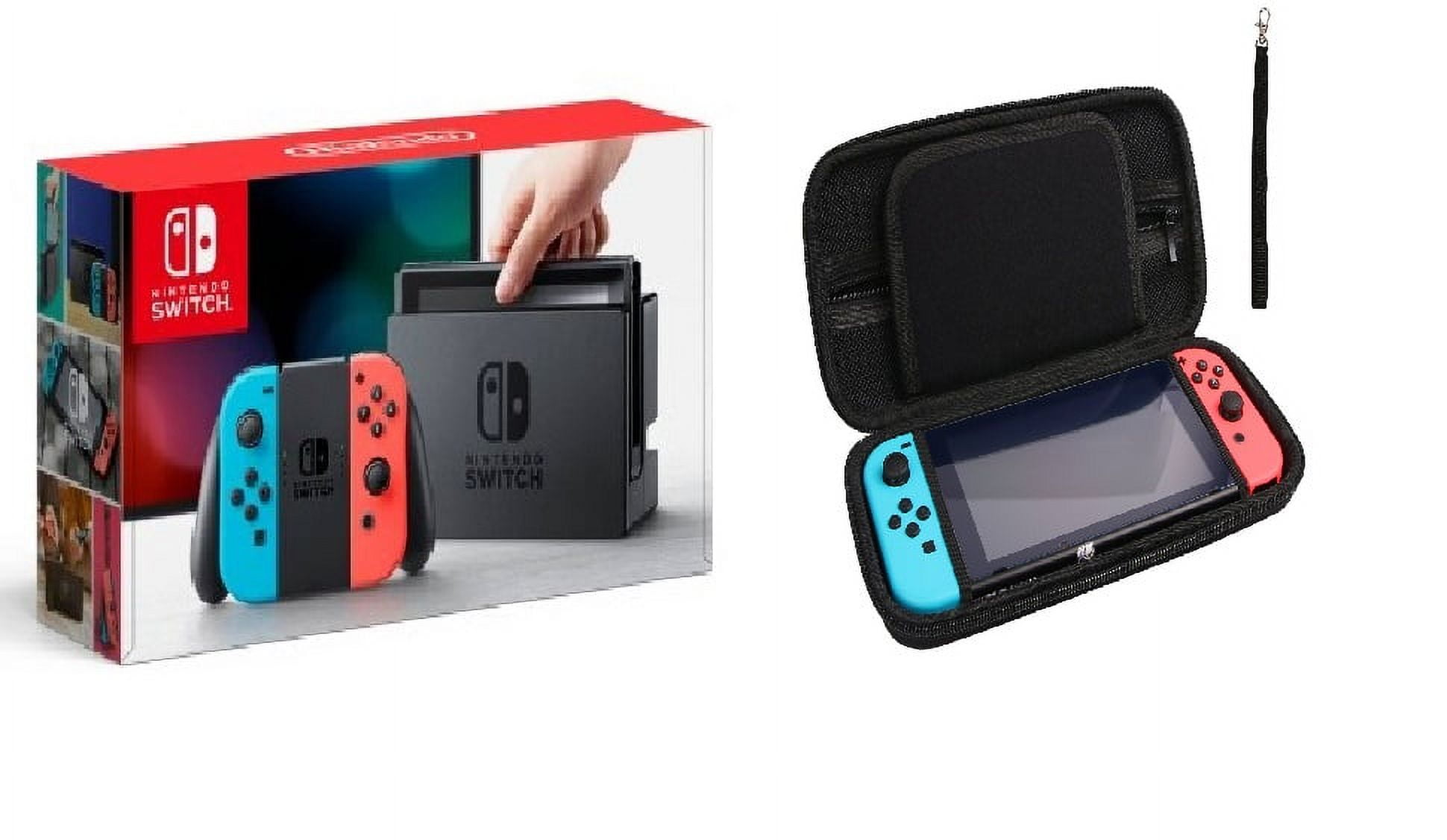 Nintendo Switch Gaming Console with Neon Blue and Neon Red Joy-Con ...