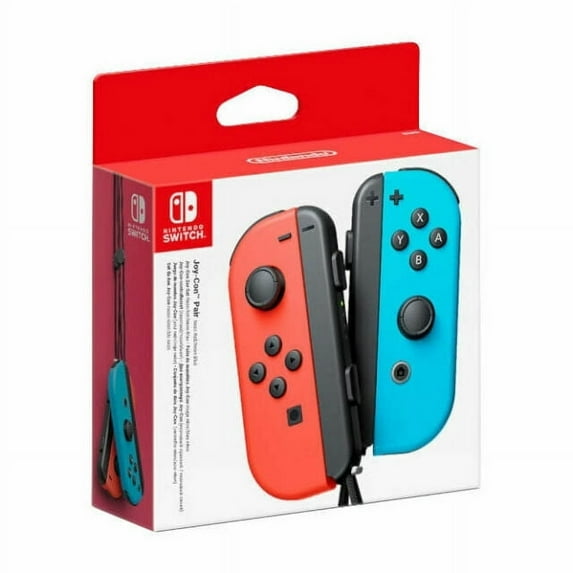 Nintendo Switch Joy-Con Controller - Neon Red/Neon Blue - Walmart.com