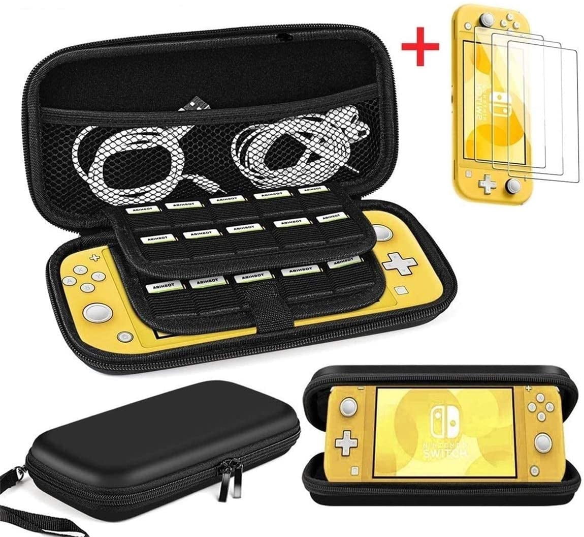 for Nintendo Switch Lite Carrying Case/Accessories with [3 Packs ...