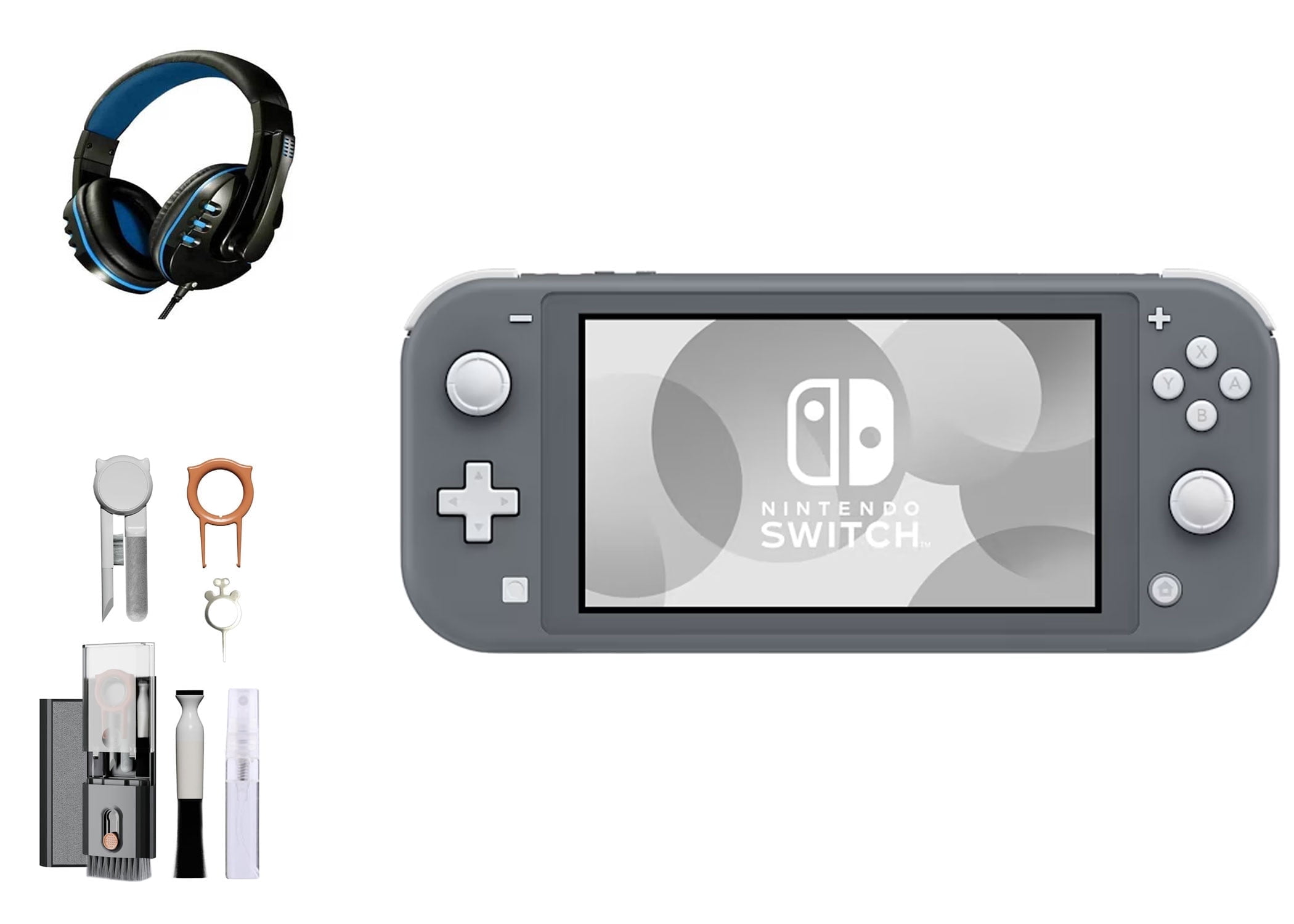 Pre-Owned Nintendo Switch Lite - Gray with BOLT AXTION Cleaning Kit ...