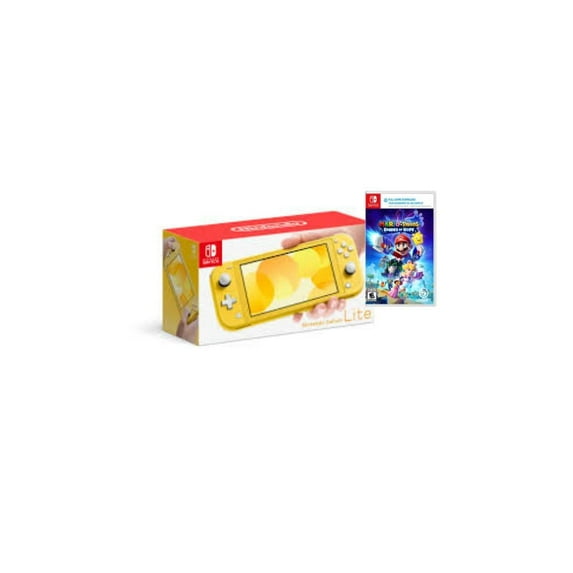 Nintendo Switch Lite Yellow Edition and Mario + Rabbids Sparks of Hope ...
