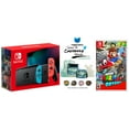 Nintendo Switch Home Combo: Neon Console, Super Mario Odyssey ...