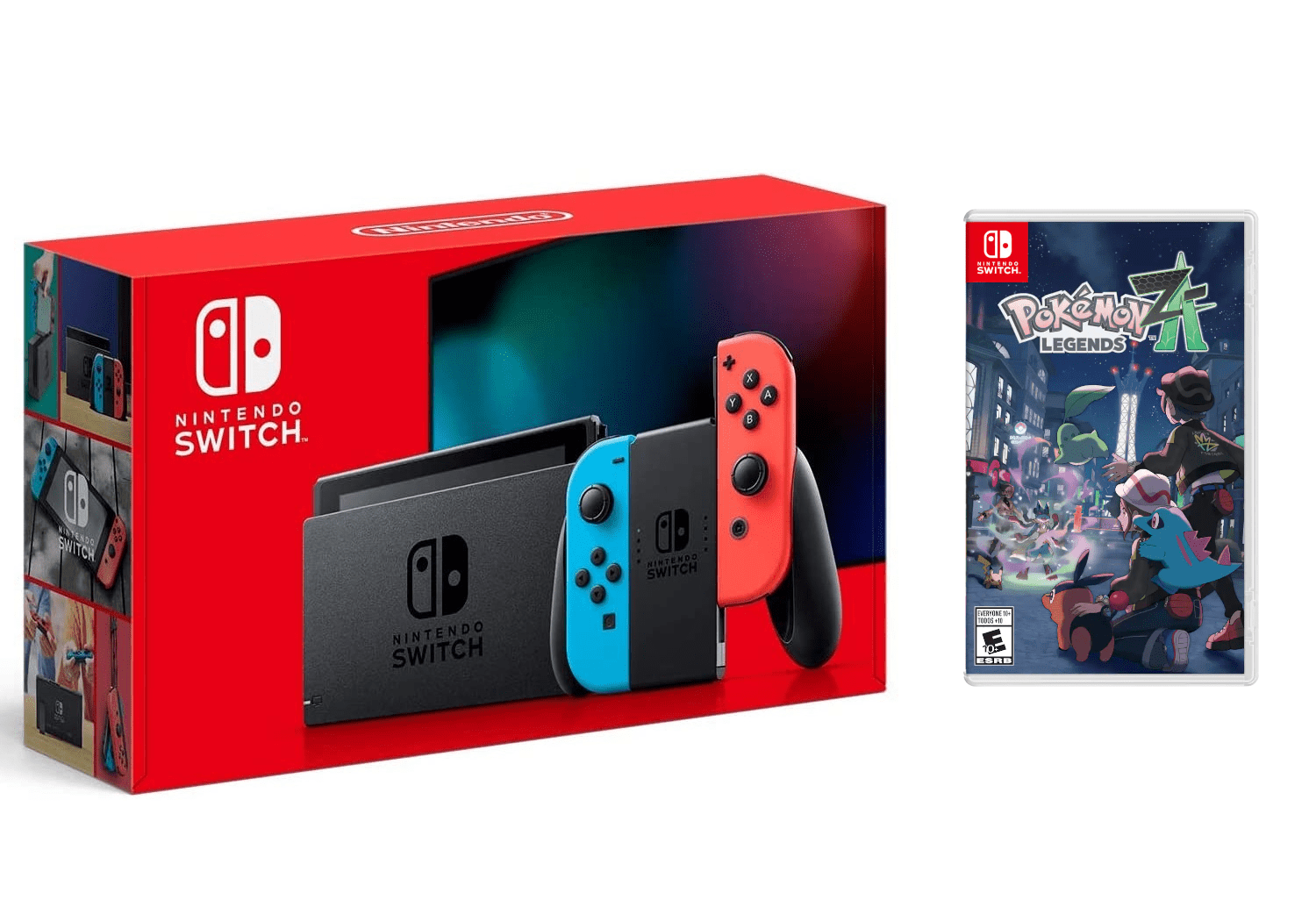 Nintendo Switch Neon with Pokemon Legends: Z-A Bundle (Region Free ...