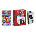 Nintendo Switch OLED Console Bundle: White, with Mario Kart 8 + Travel ...