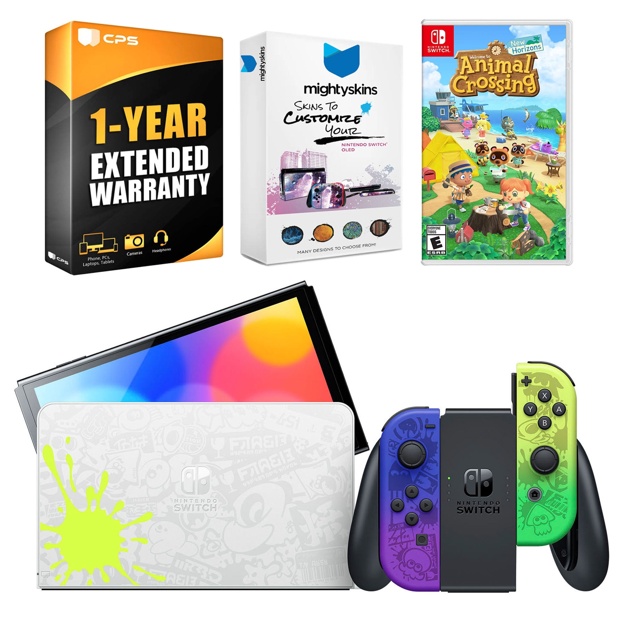 Nintendo Switch OLED Console Splatoon 3 Special Edition with Animal ...