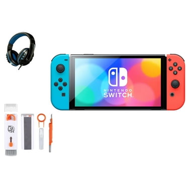 Restored Nintendo Switch™ – OLED Model w/ Neon Red & Neon Blue Joy-Con™ (Refurbished) - Walmart.com