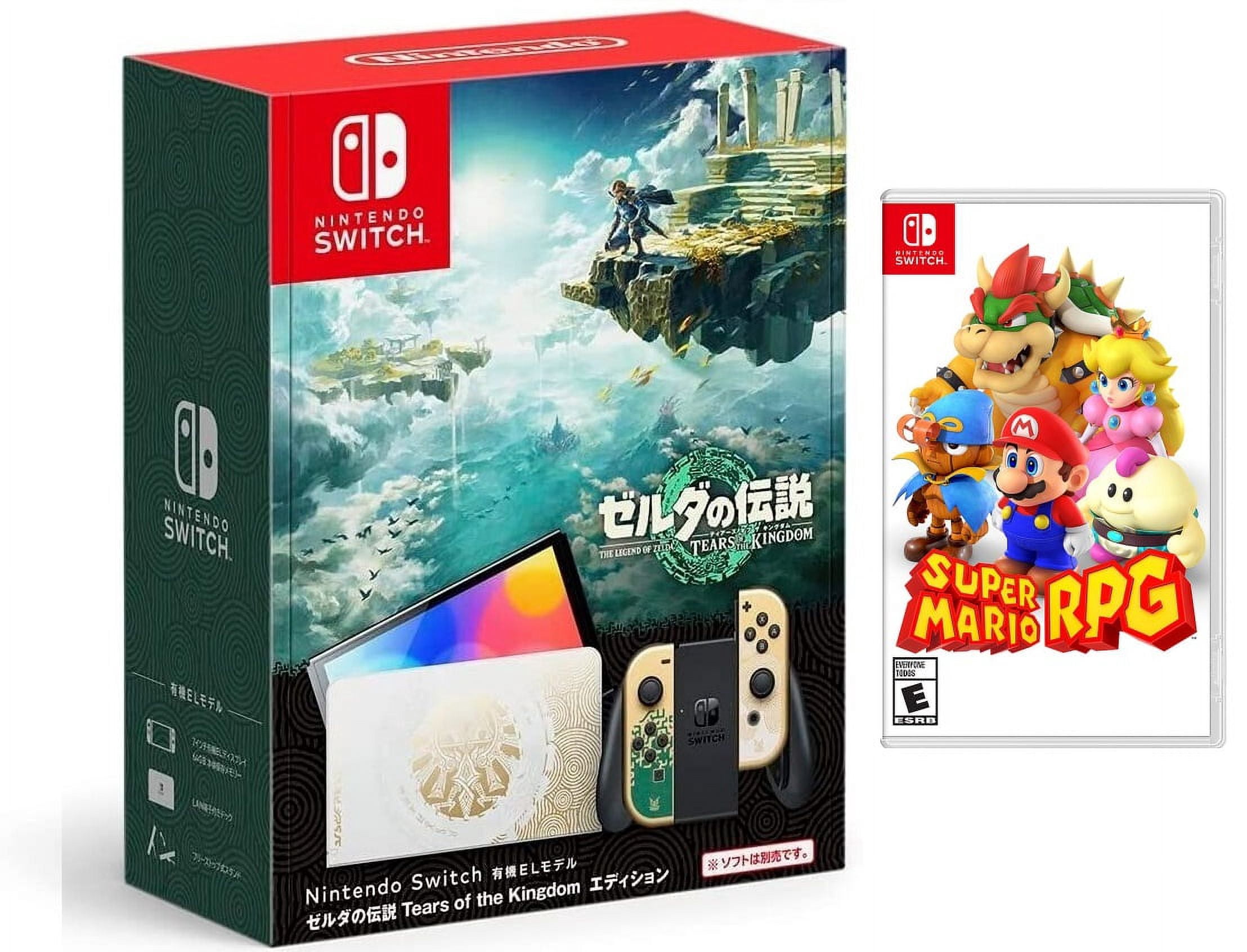 Nintendo Switch OLED - Zelda: Tears of the Kingdom & Mario RPG Special ...