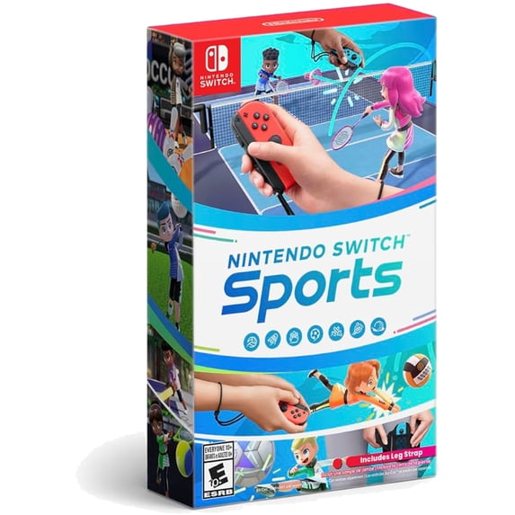 Nintendo Switch Sports Game with Leg Strap - Bowling, Golf, Soccer ...