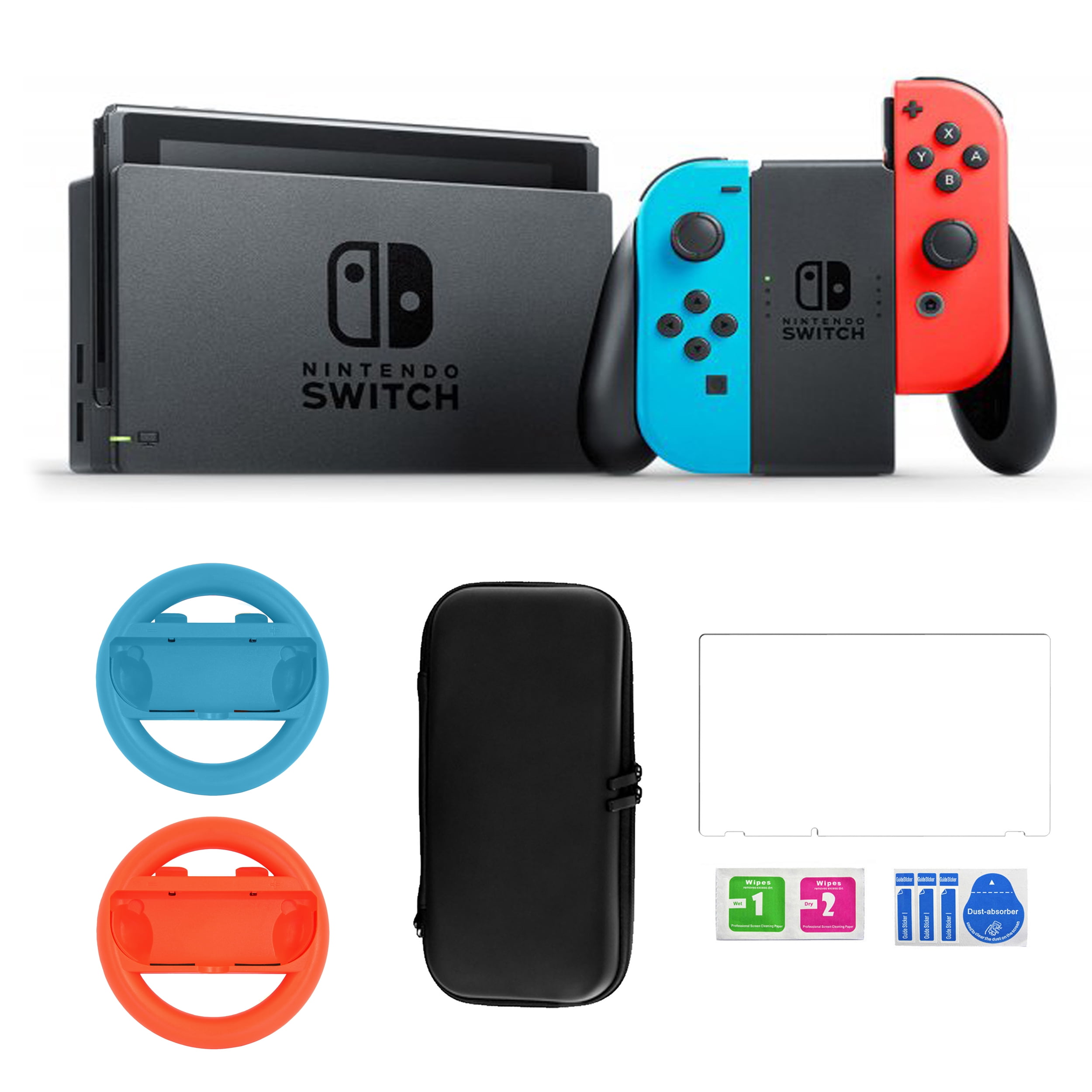 Nintendo Switch in Neon with Accessories - Walmart.com