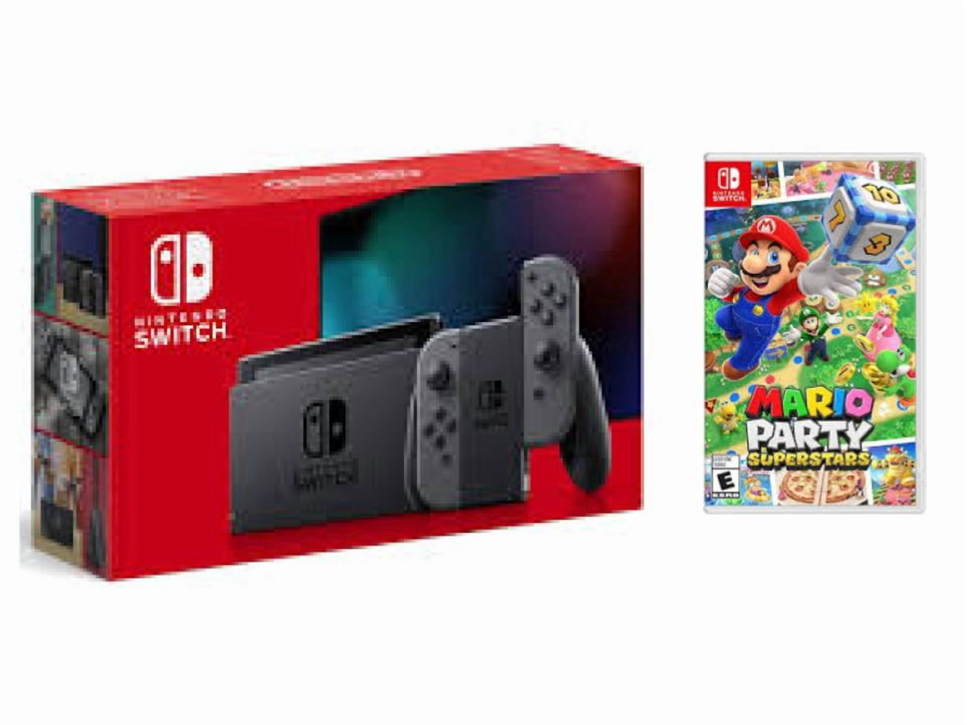 Nintendo Switch with Gray Joy-Cons (International Edition) Bundle with ...