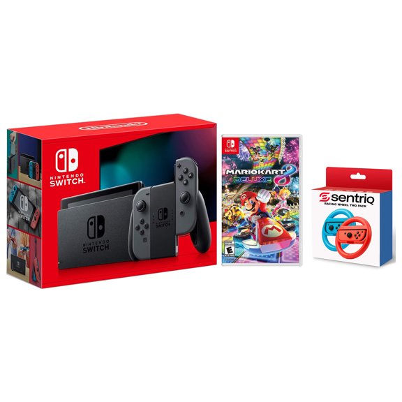 Nintendo Switch Home Combo: Neon Console, Super Mario Odyssey ...