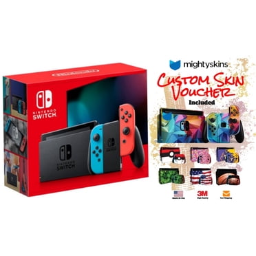 Nintendo Switch Console System w/ Neon Blue & Red Joy-Con for Gaming ...