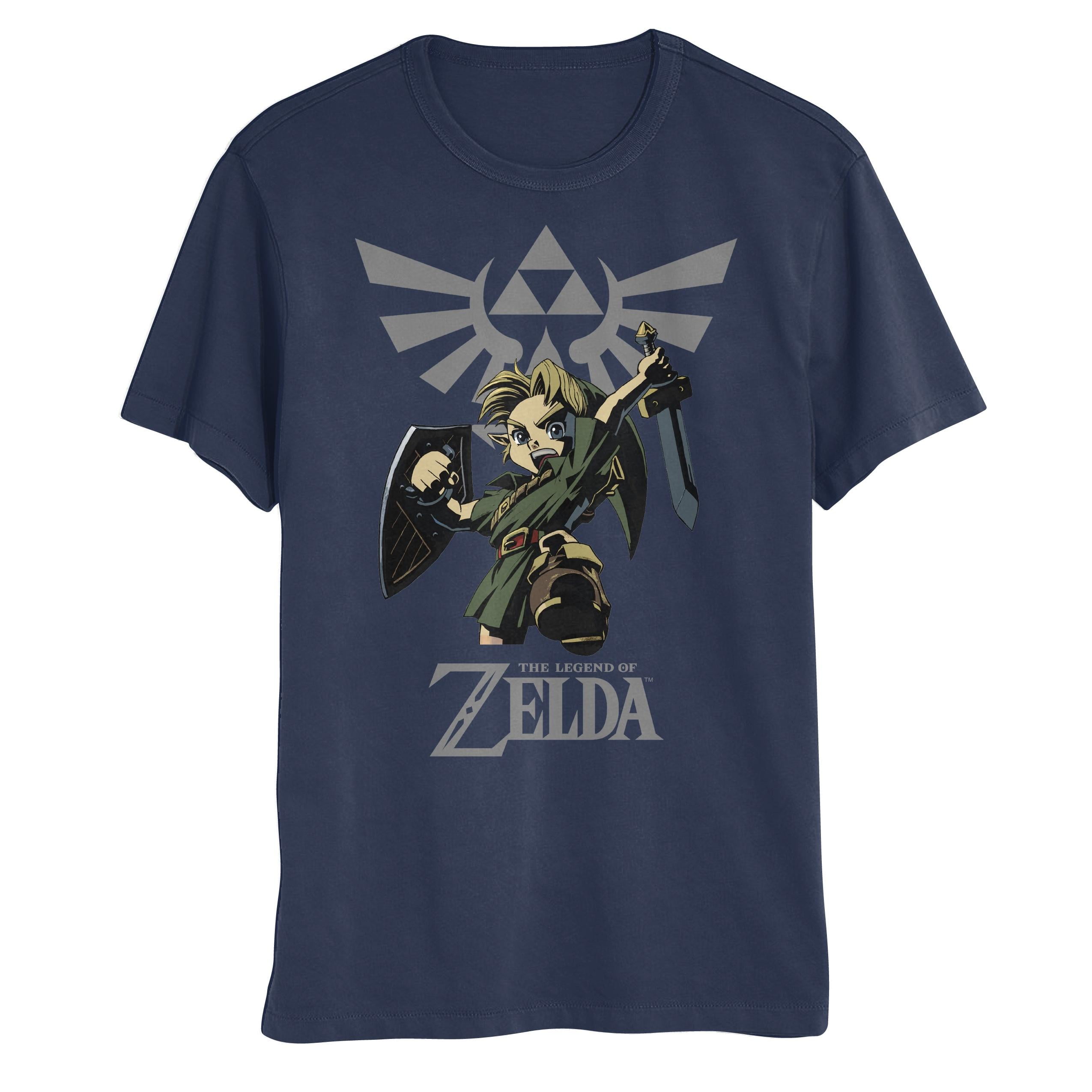Nintendo The Legend Of Zelda Young Link Mens and Womens Short Sleeve T ...