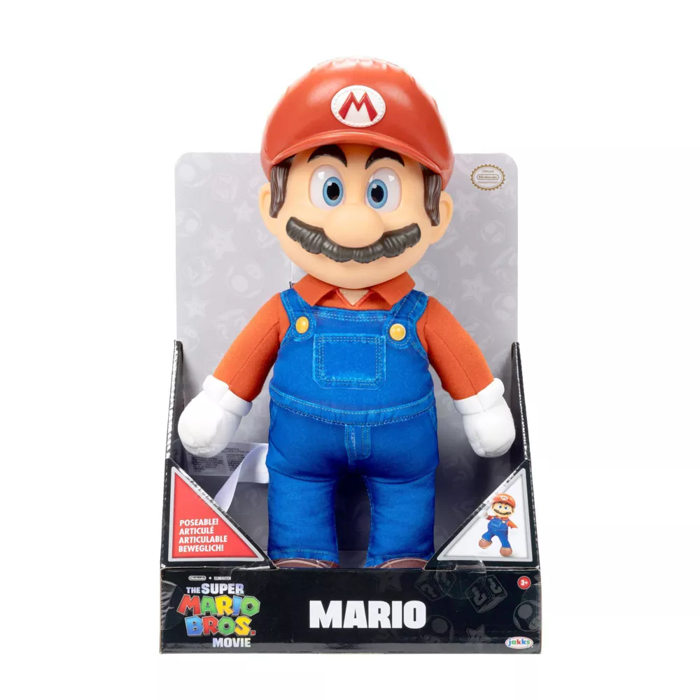 Nintendo Super Mario Bros Movie Big Poseable Plush Toy Walmart Nintendo Super Mario Bros Movie Big Poseable Plush Toy Walmart