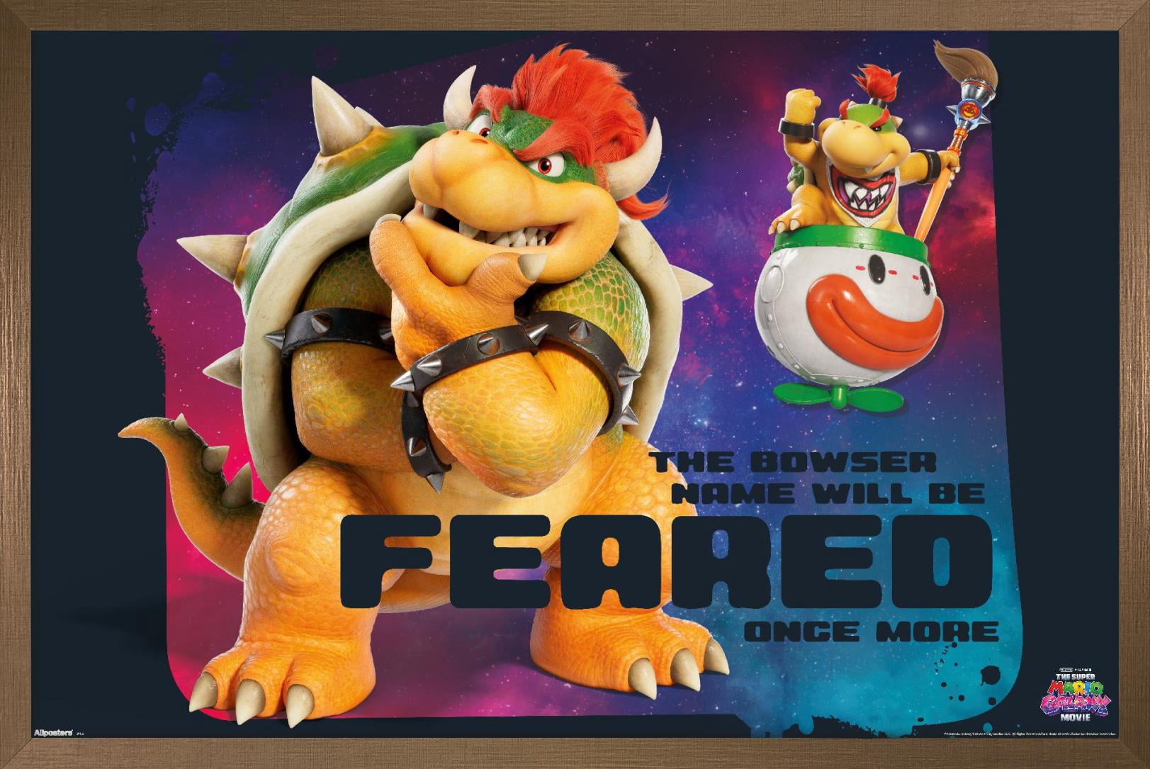 Nintendo The Super Mario Galaxy Movie (2026) - Bowser & Bowser Jr. Wall ...
