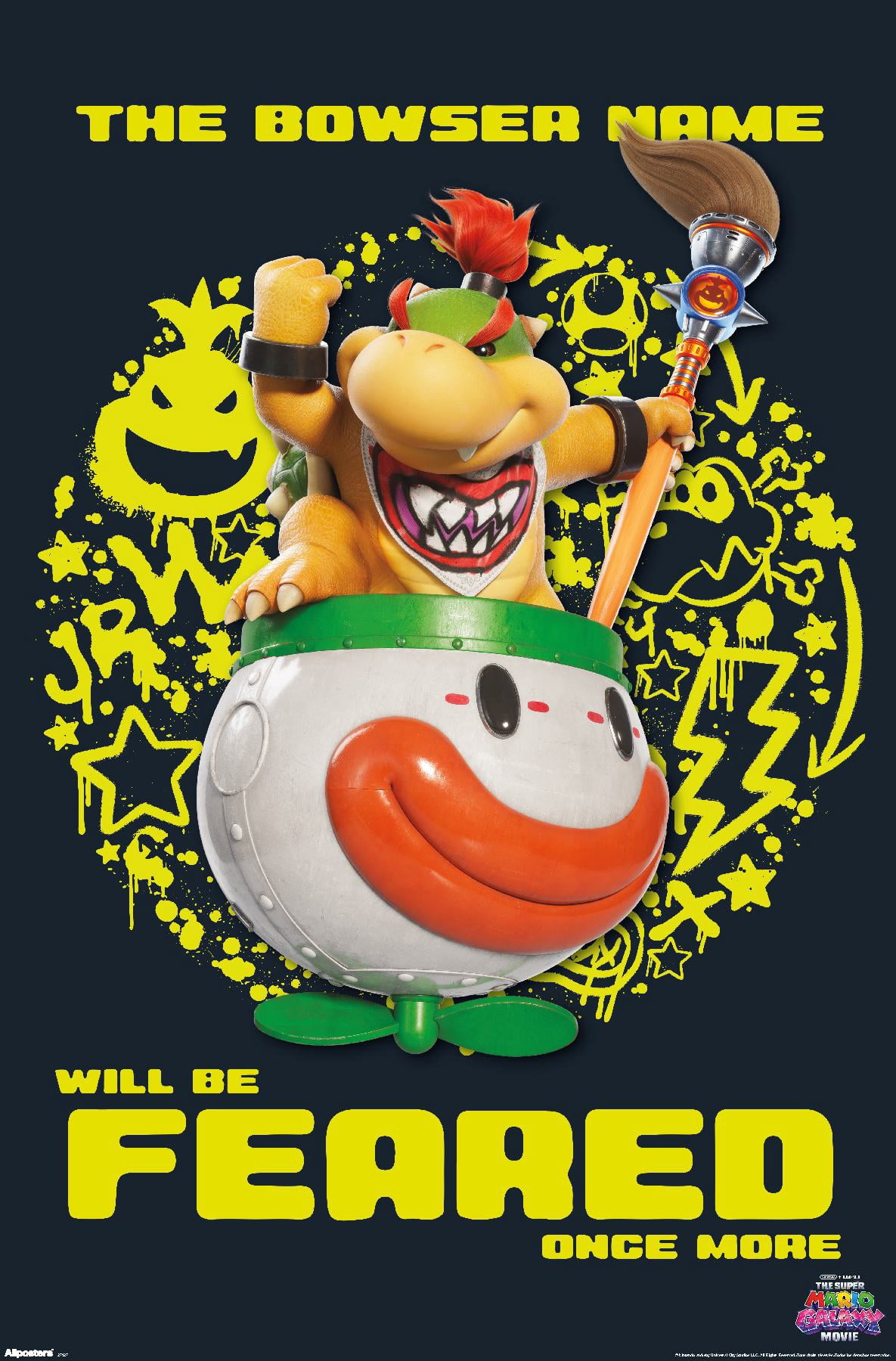 Nintendo The Super Mario Galaxy Movie (2026) - Bowser Jr. Fear Wall ...