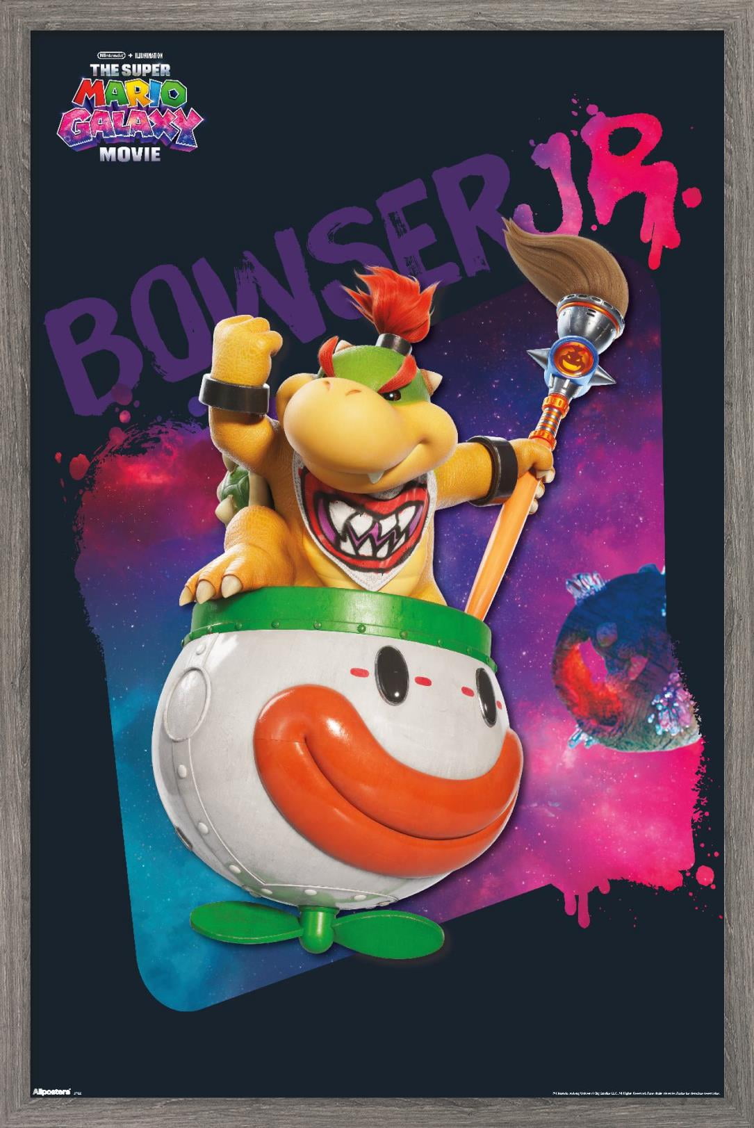 Nintendo The Super Mario Galaxy Movie (2026) - Bowser Jr. Neon Wall ...