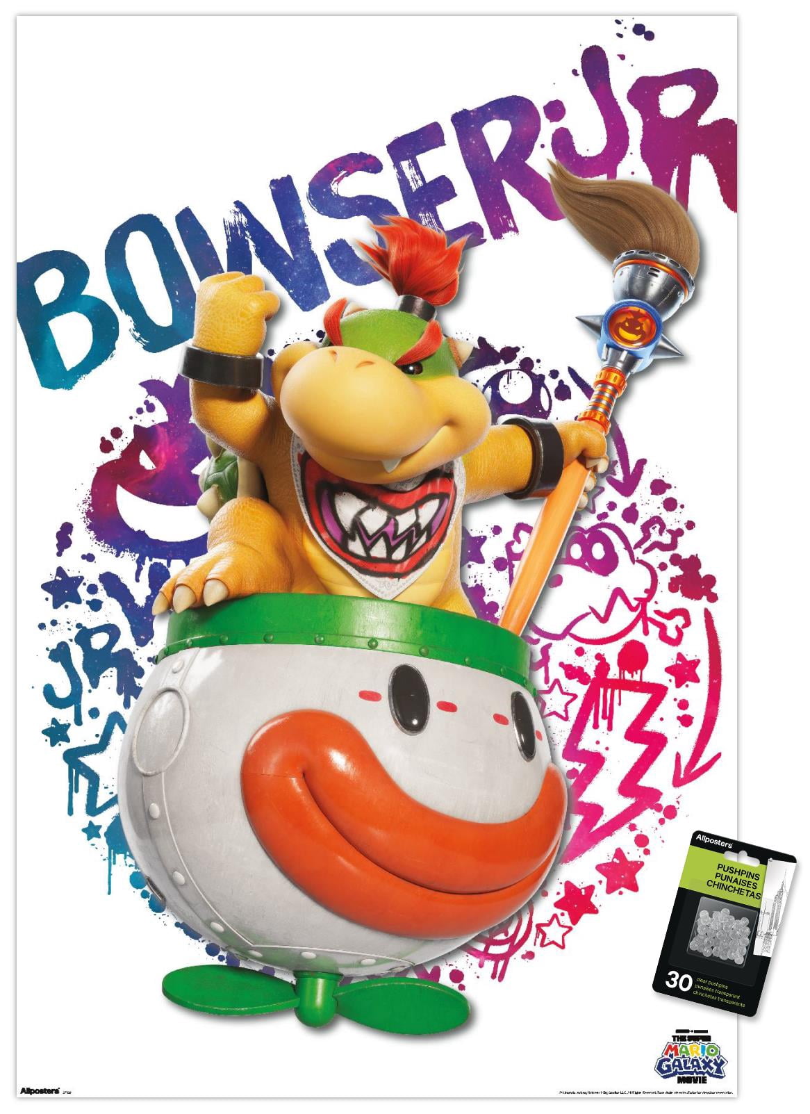 Nintendo The Super Mario Galaxy Movie (2026) - Bowser Jr. Paint Wall ...