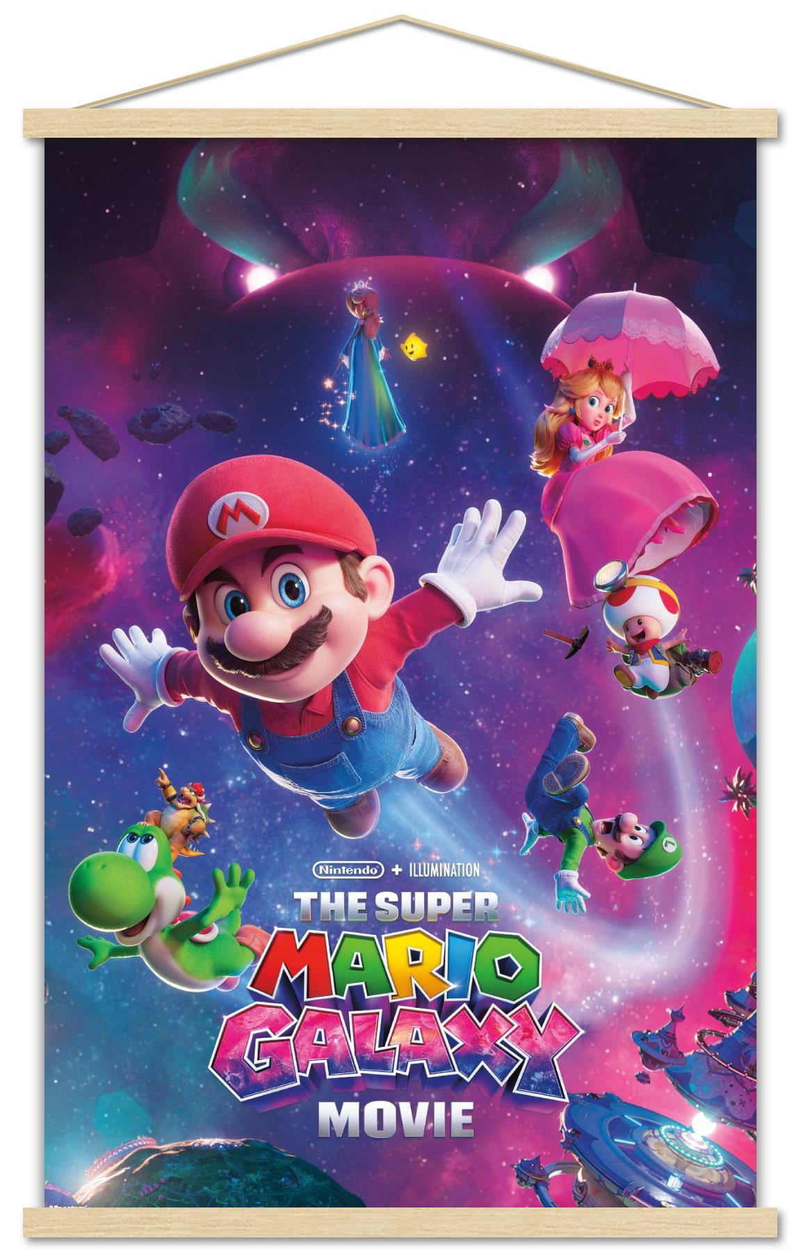Nintendo The Super Mario Galaxy Movie (2026) - Key Art Wall Poster with ...