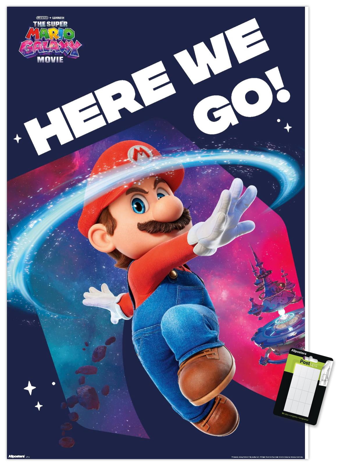 Nintendo The Super Mario Galaxy Movie (2026) - Mario Here We Go! Wall ...