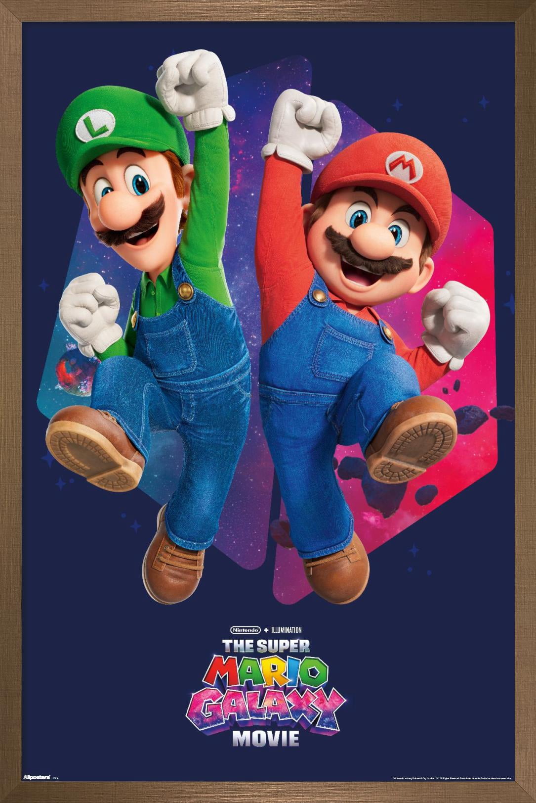 Nintendo The Super Mario Galaxy Movie (2026) - Mario & Luigi Jump Wall ...