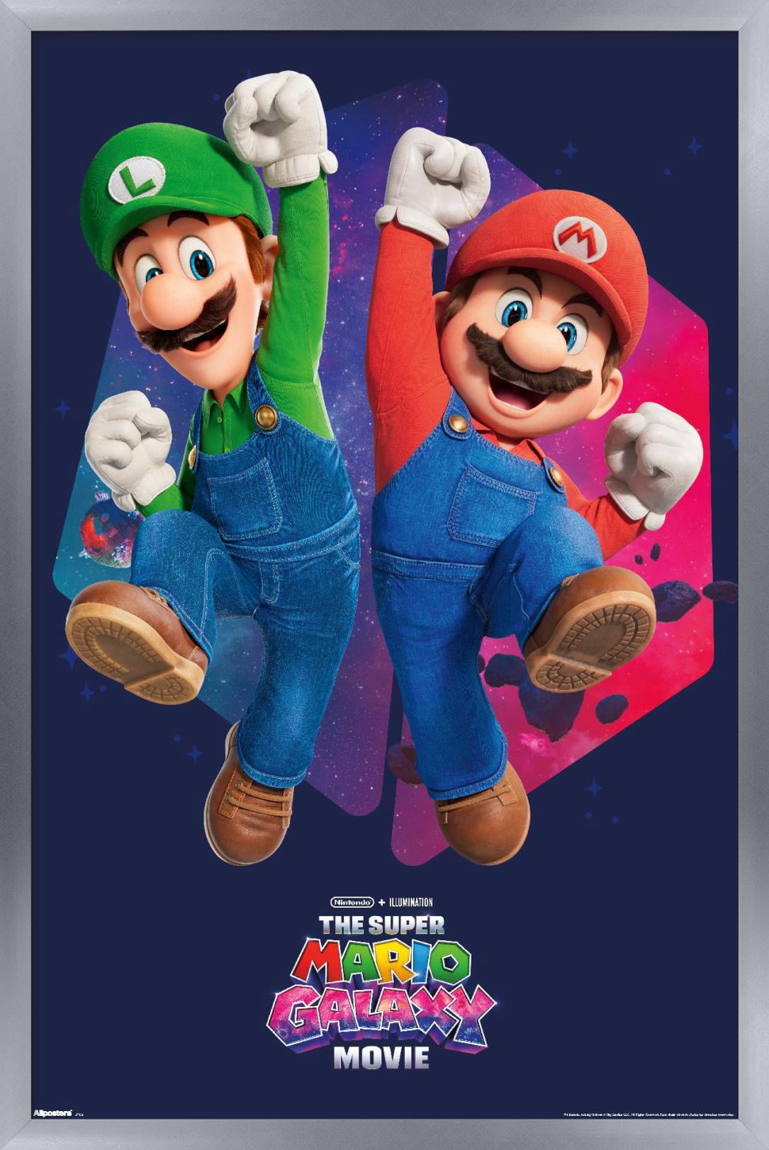 Nintendo The Super Mario Galaxy Movie (2026) - Mario & Luigi Jump Wall ...