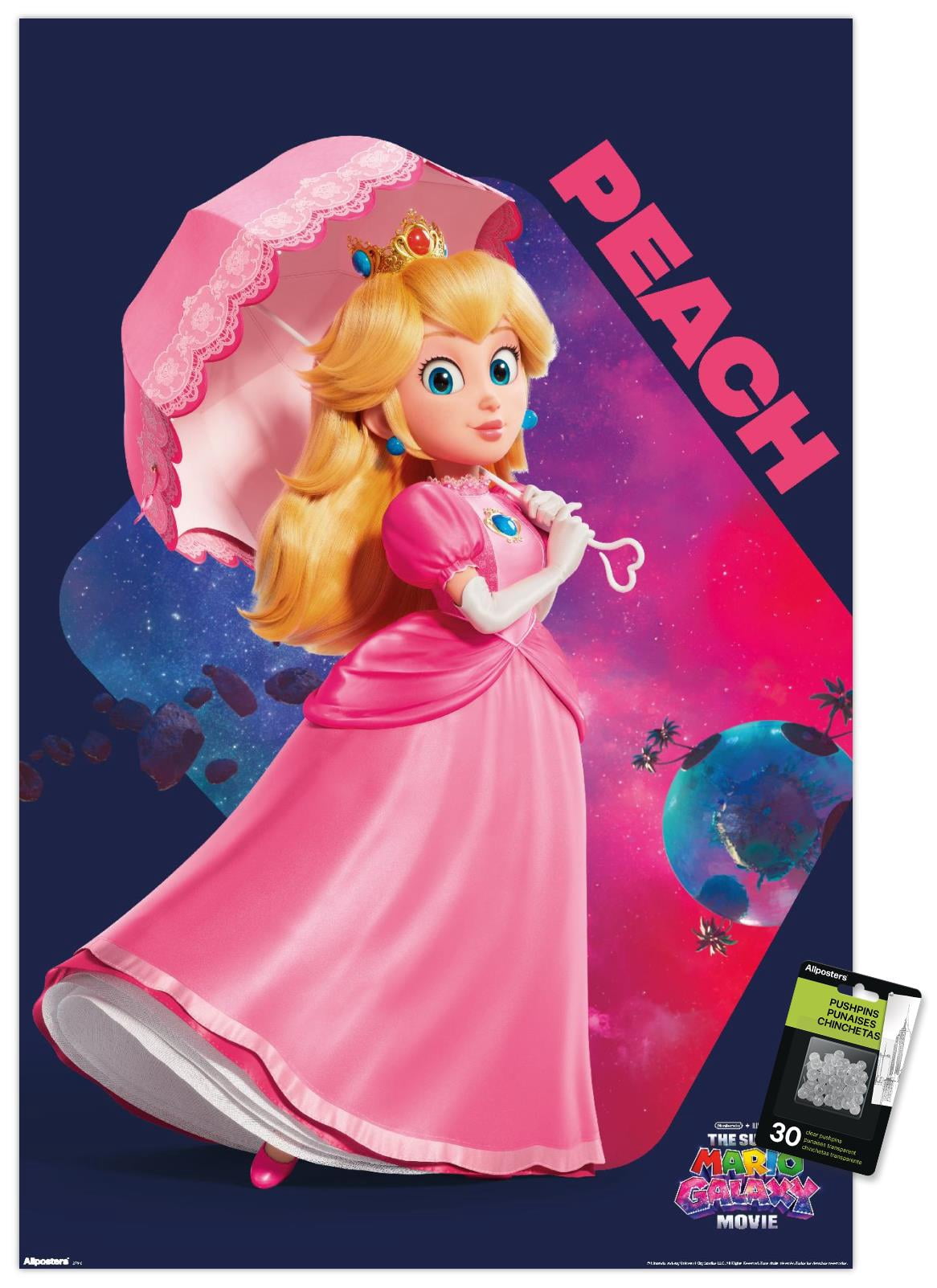 Nintendo The Super Mario Galaxy Movie (2026) - Peach Pose Wall Poster ...