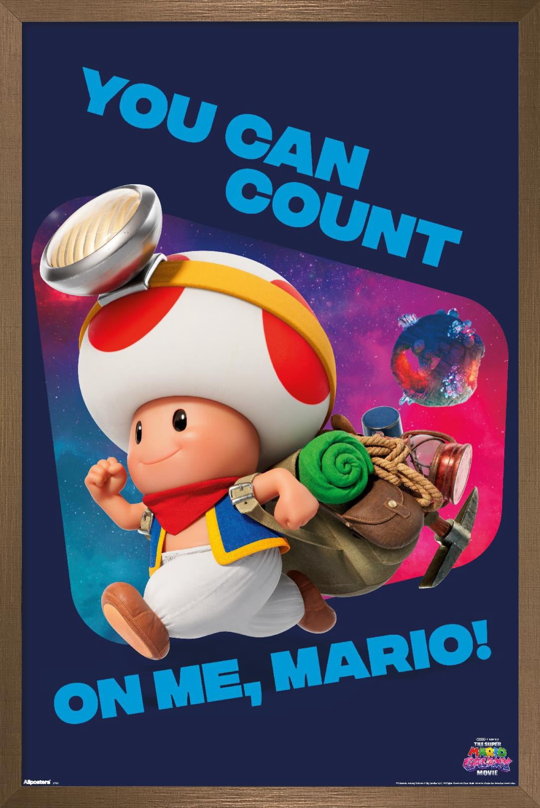 Nintendo The Super Mario Galaxy Movie (2026) - Toad Count On Me Wall ...