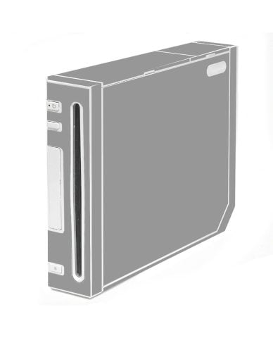 Nintendo Wii GRAY SILVER Console Skin - Walmart.com