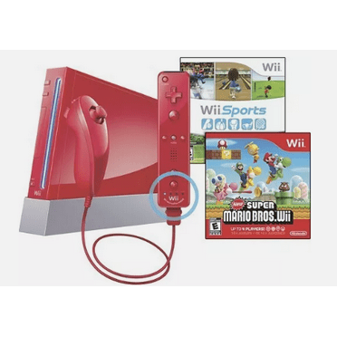 Restored Nintendo Wii U Console Black 32GB (Refurbished) - Walmart.com