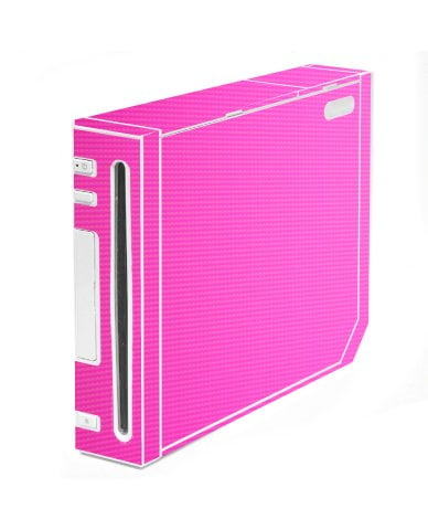 Nintendo Wii PINK CARBON FIBER Console Skin - Walmart.com
