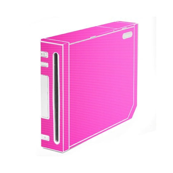 Nintendo Wii PINK CARBON FIBER Console Skin - Walmart.com