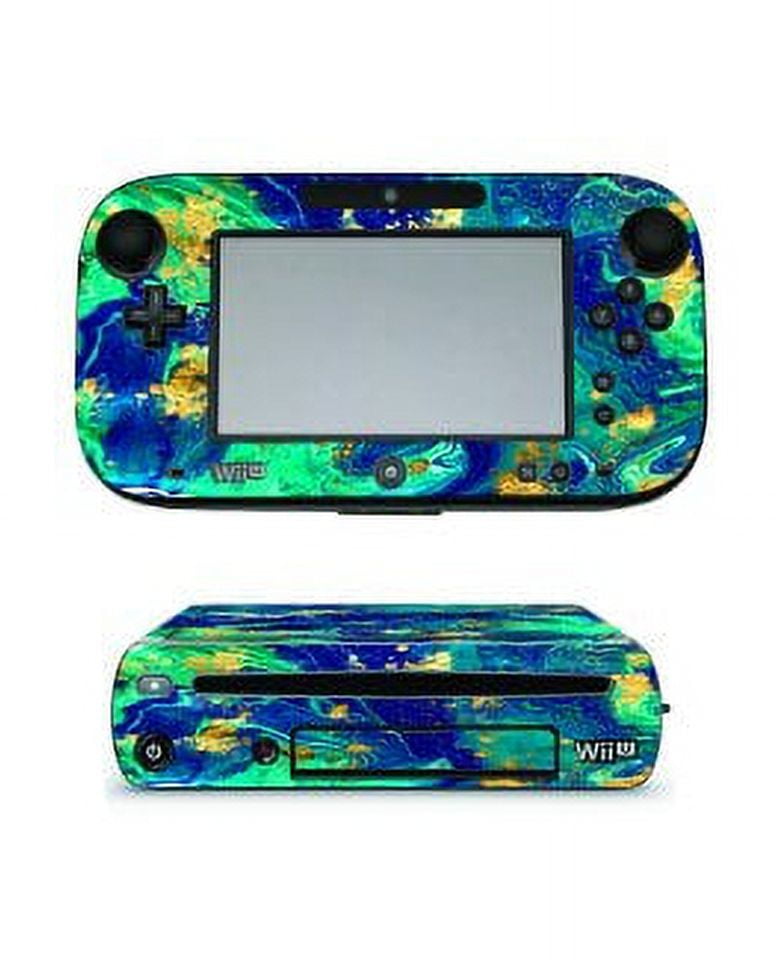 Nintendo Wii U BLUE AND GOLD MARBLE Console Skin - Walmart.com