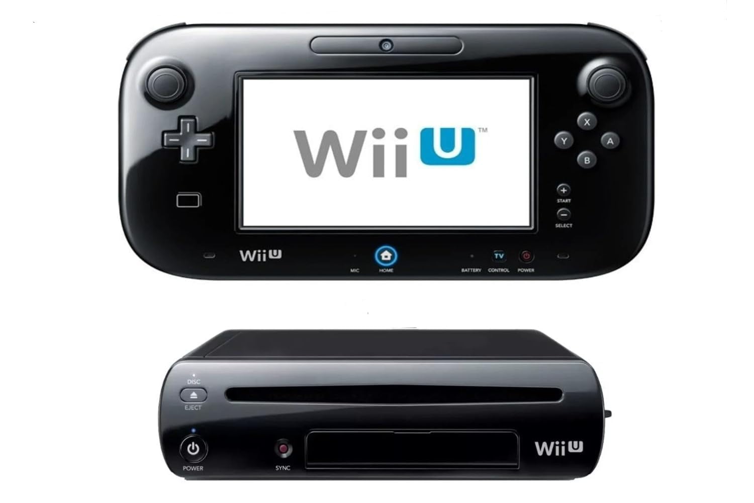 Restored Nintendo Wii U Console 32GB Basic Set - Black (Refurbished ...