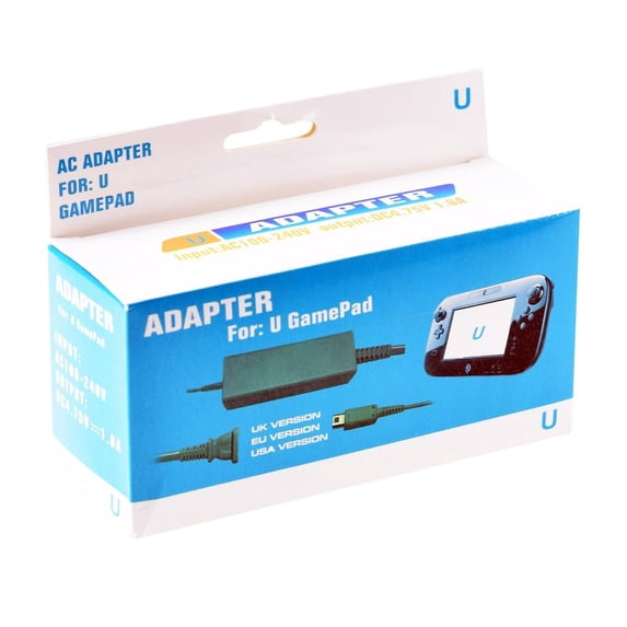Nintendo Wii U Gamepad AC Adapter for Wii U Gamepad, Black - Walmart.com