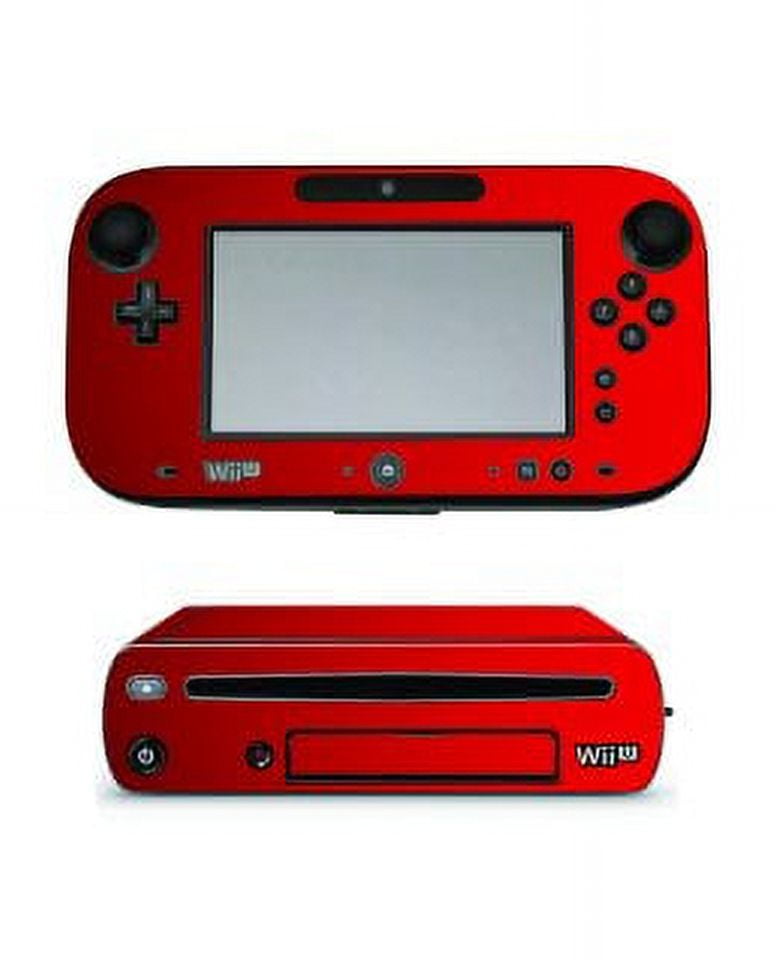 Nintendo Wii U RED CARBON FIBER Console Skin - Walmart.com