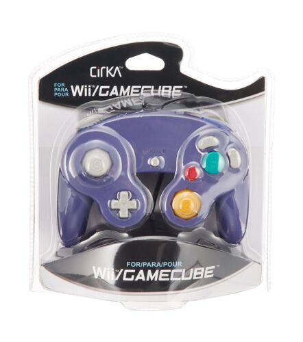Nintendo Wii/WiiU GameCube CirKa Shock Controller (Purple) NEW Hyperkin ...