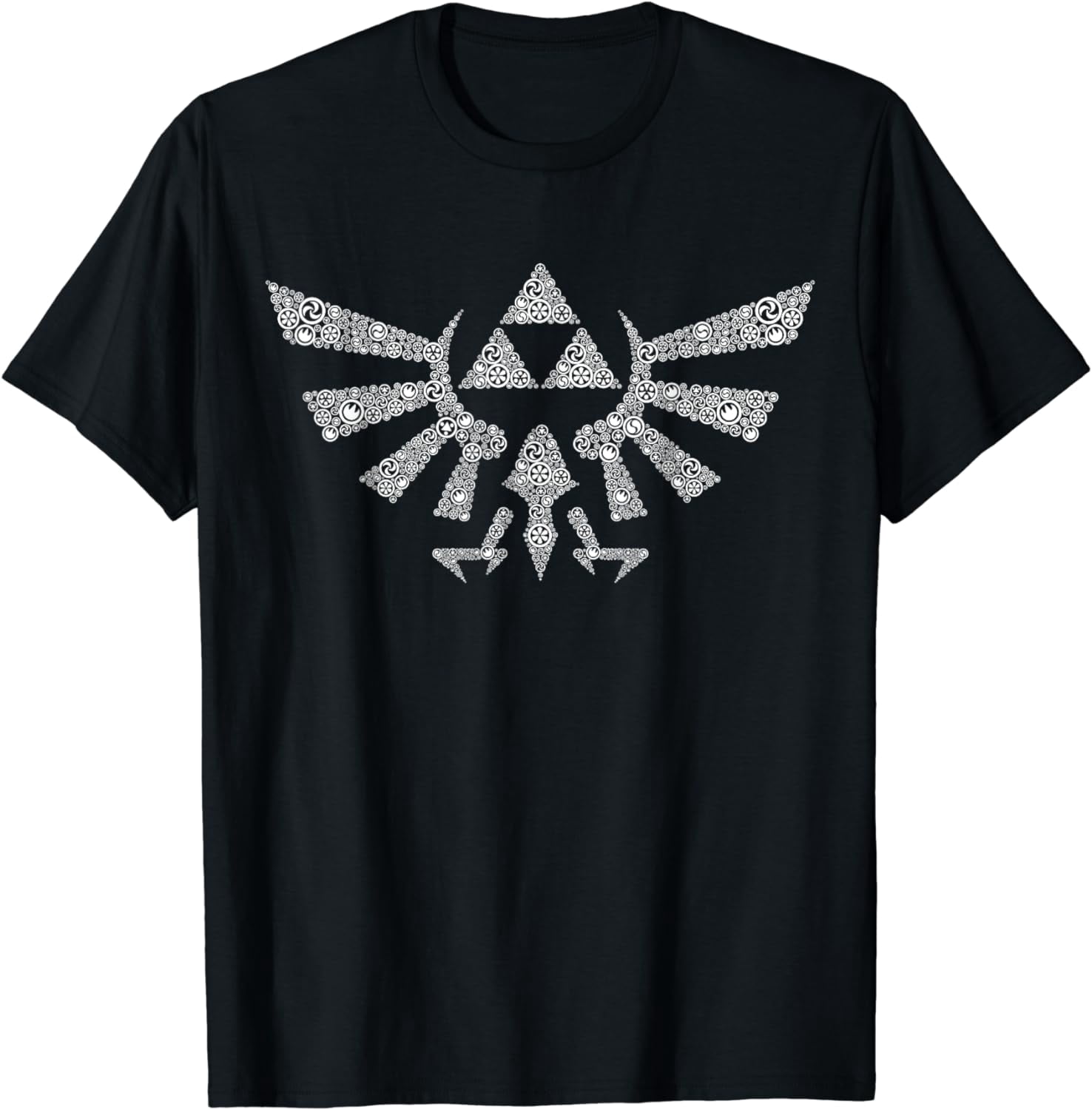 Nintendo Zelda Hyrule Crest Elemental Triforce Logo T-Shirt T-Shirt ...
