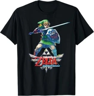 Nintendo Zelda Skyward Sword Link Ready For Battle T-Shirt T-Shirt ...