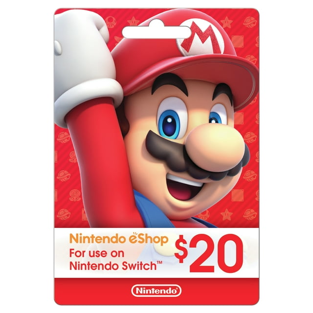Nintendo eShop $20 Gift Card [Physical] - Walmart.com
