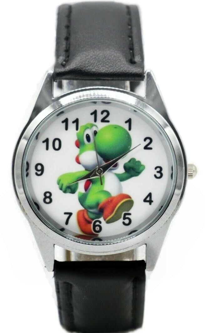 Nintendo's Yoshi Character Black Band WRIST WATCH - Walmart.com